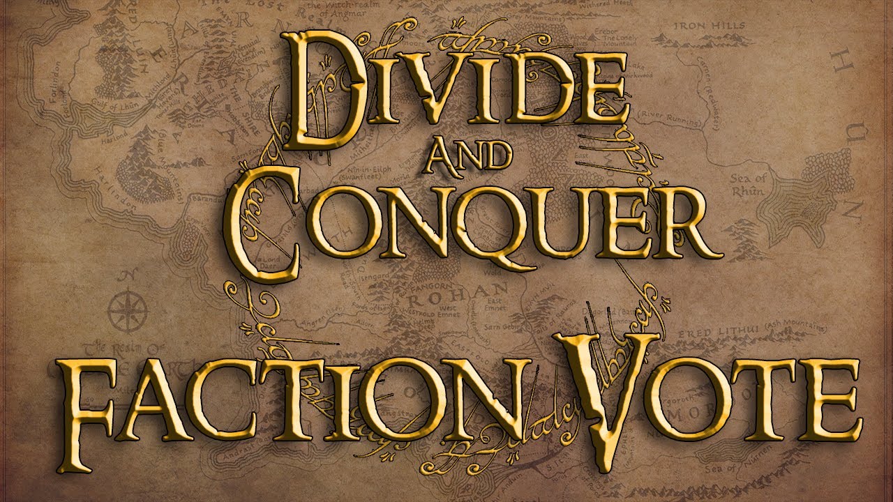 Divide And Conquer Faction Vote! - YouTube