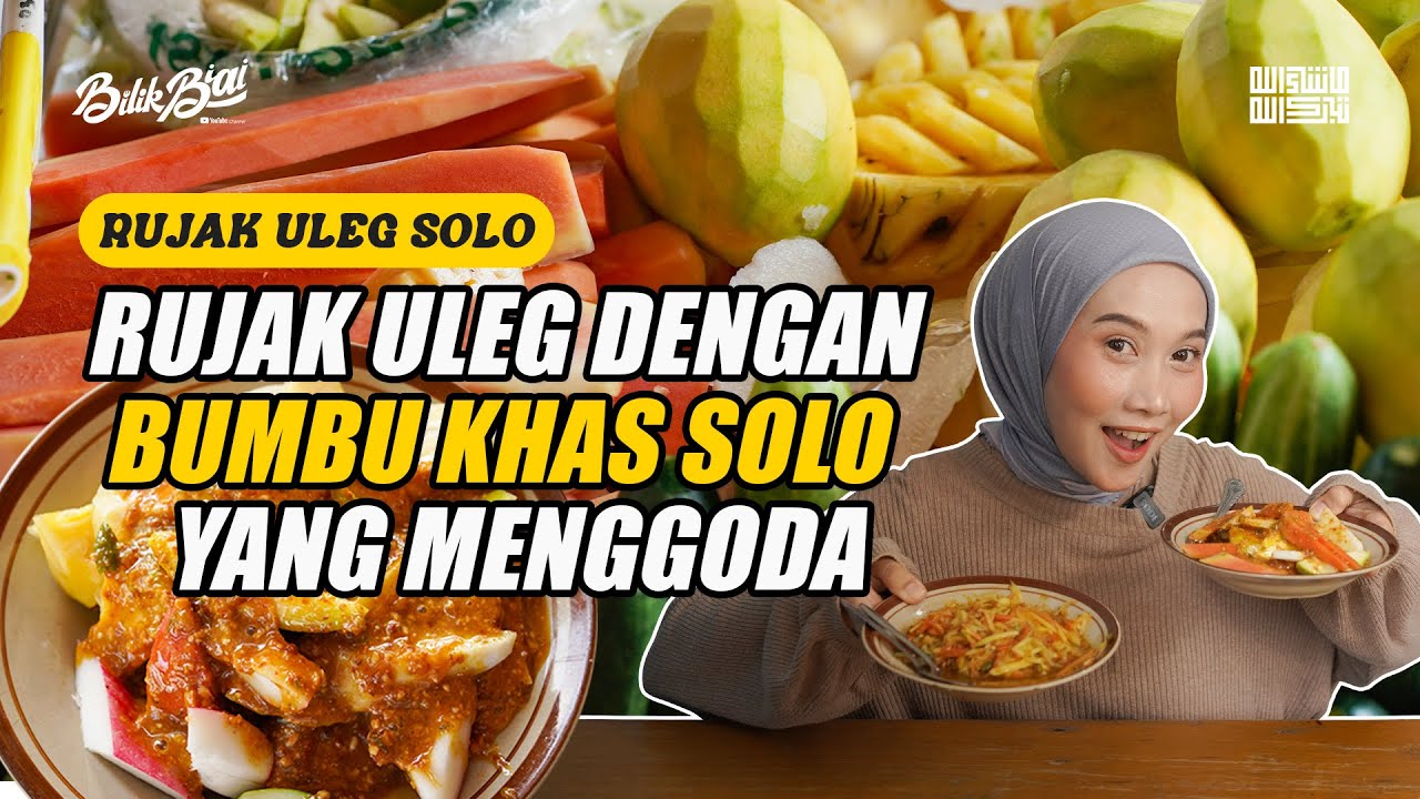 Ternyata ini... Resep Rahasia Rujak Uleg Solo Yang Selalu Ramai Pembeli ...