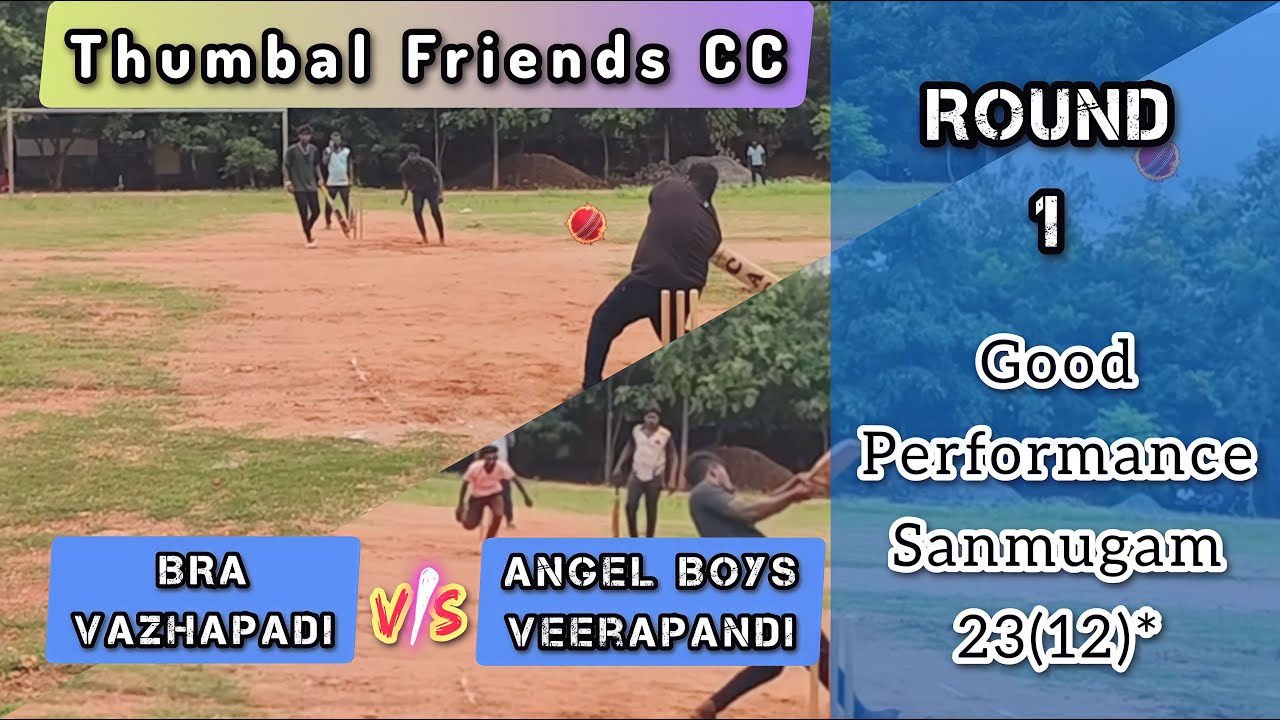 BRA Vazhapadi Vs Angel Boys Veerapandi | Round 1 | 25k Tournament ...