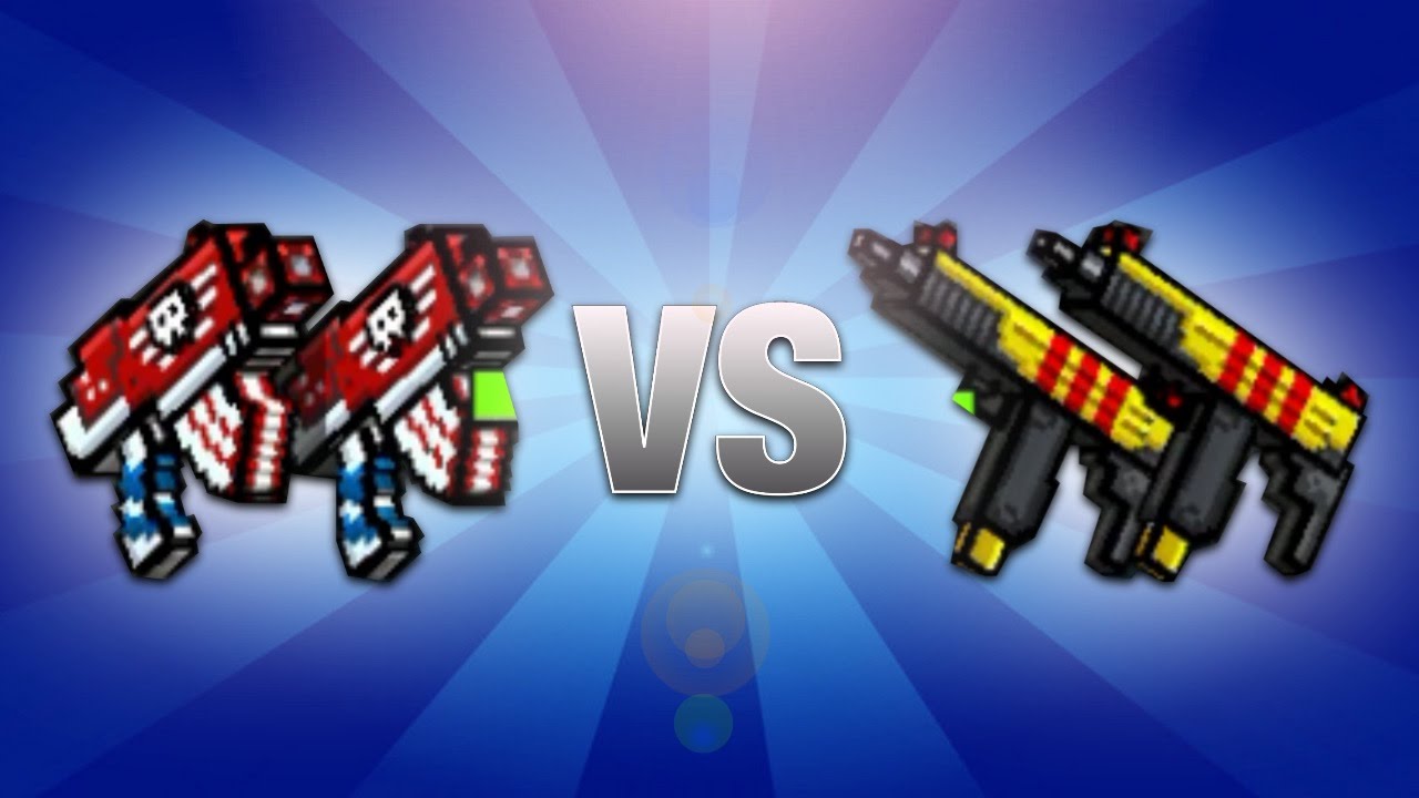 Dual Uzi VS. Dual Machine Guns - YouTube