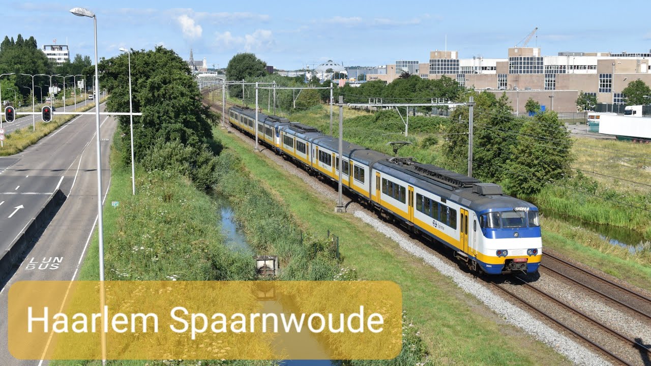 4K | Treinen in Haarlem Spaarnwoude - Compilatie - 3 Augustus 2021 ...