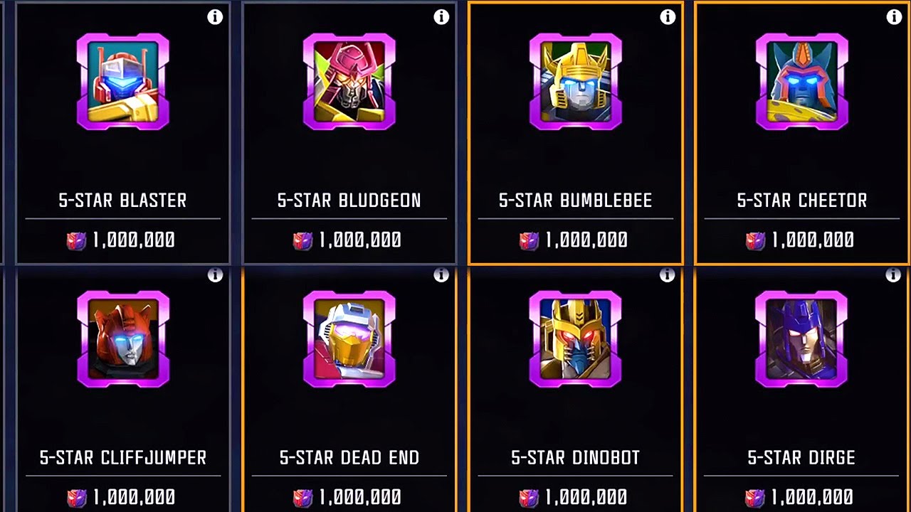 UNLOCKING A NEW 5 STAR BOT! - Transformers Forged To Fight - YouTube