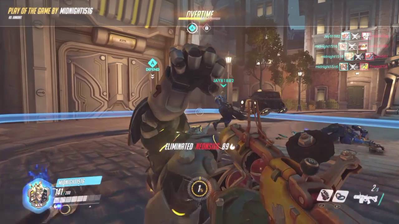 Overwatch: Quad Kill For The Win - YouTube