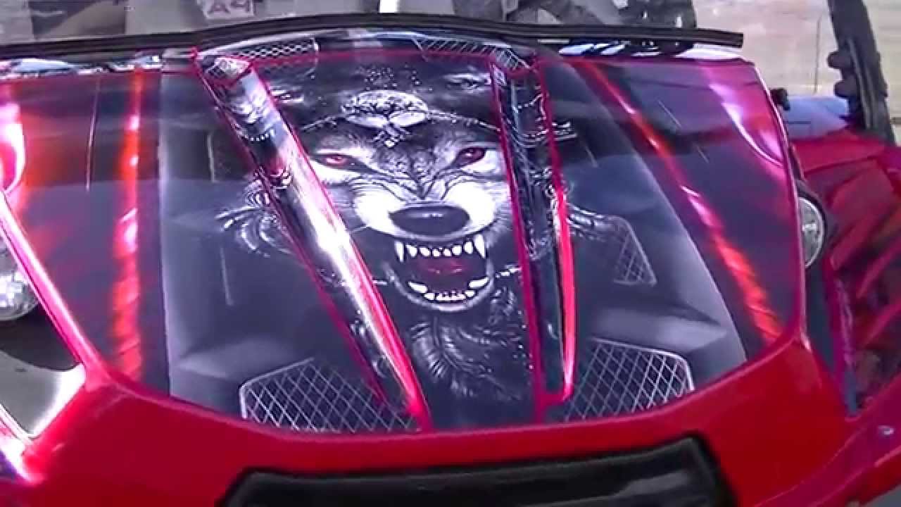 Kawasaki "Terxy 4" graphics kit, wraps - YouTube