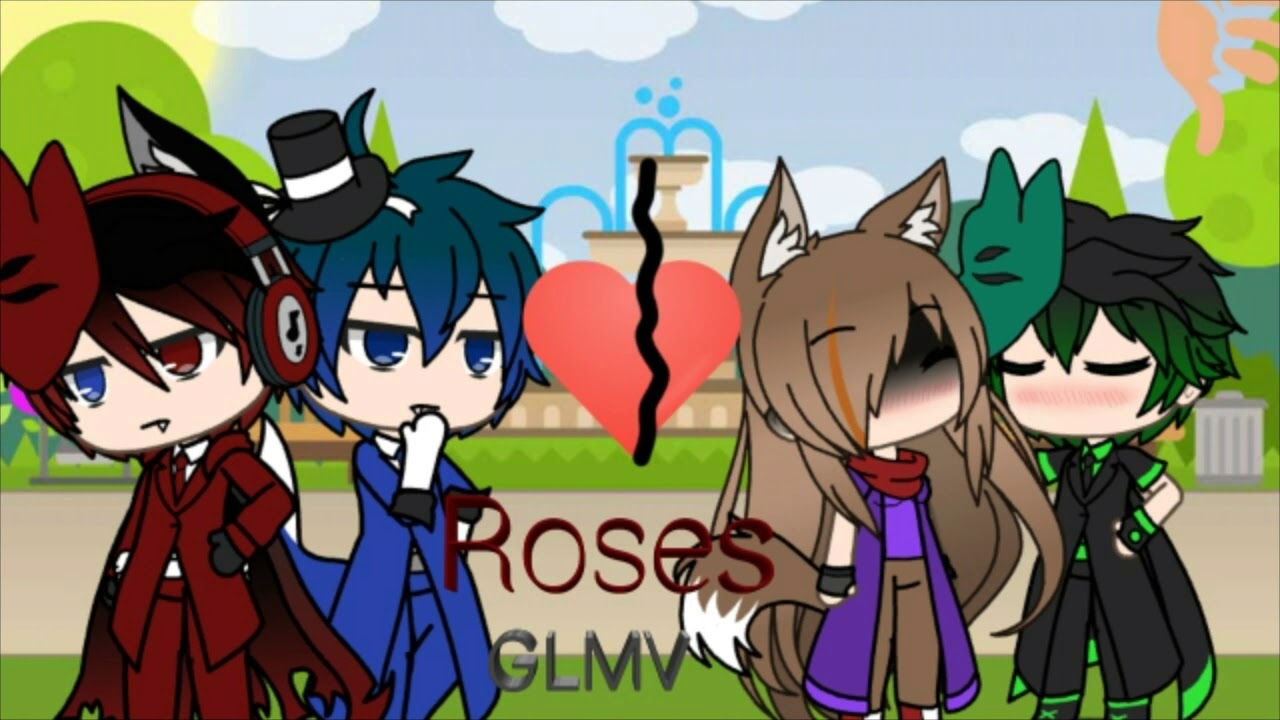Roses glmv by diamond gacha malaysia - YouTube