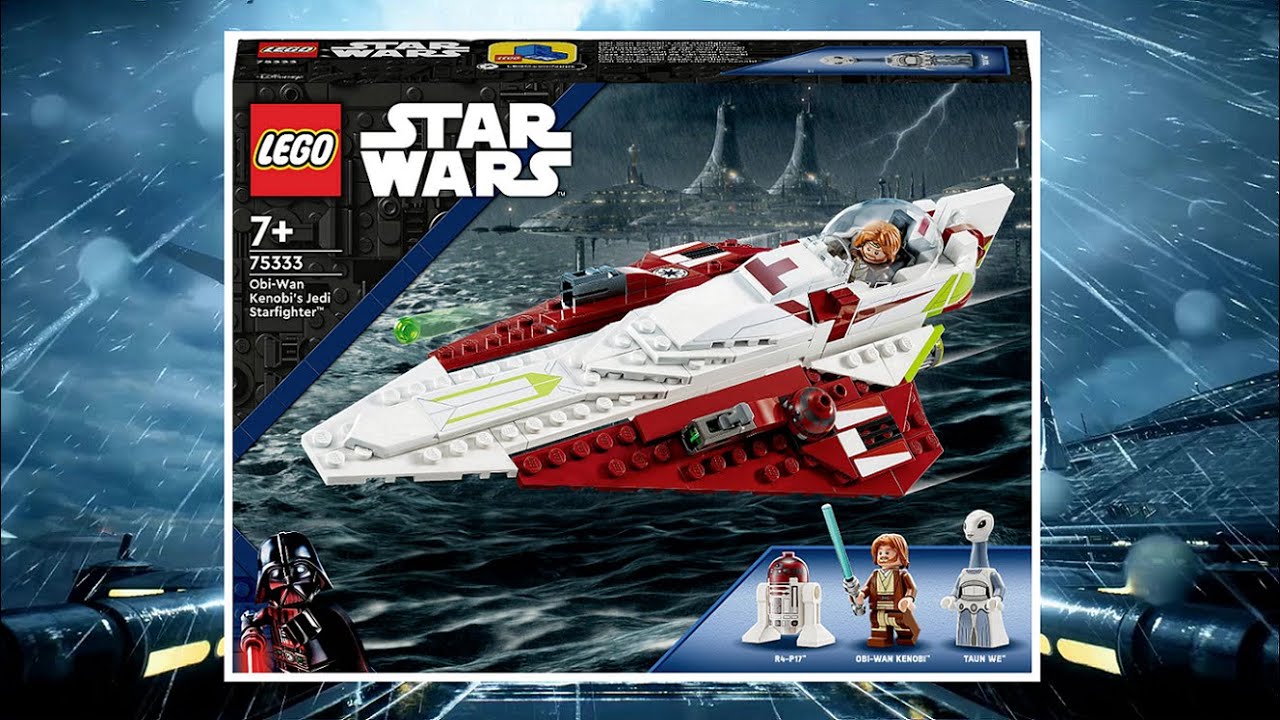 LEGO Star Wars Obi Wan Kenobi’s Jedi Starfighter Set 75333 - YouTube