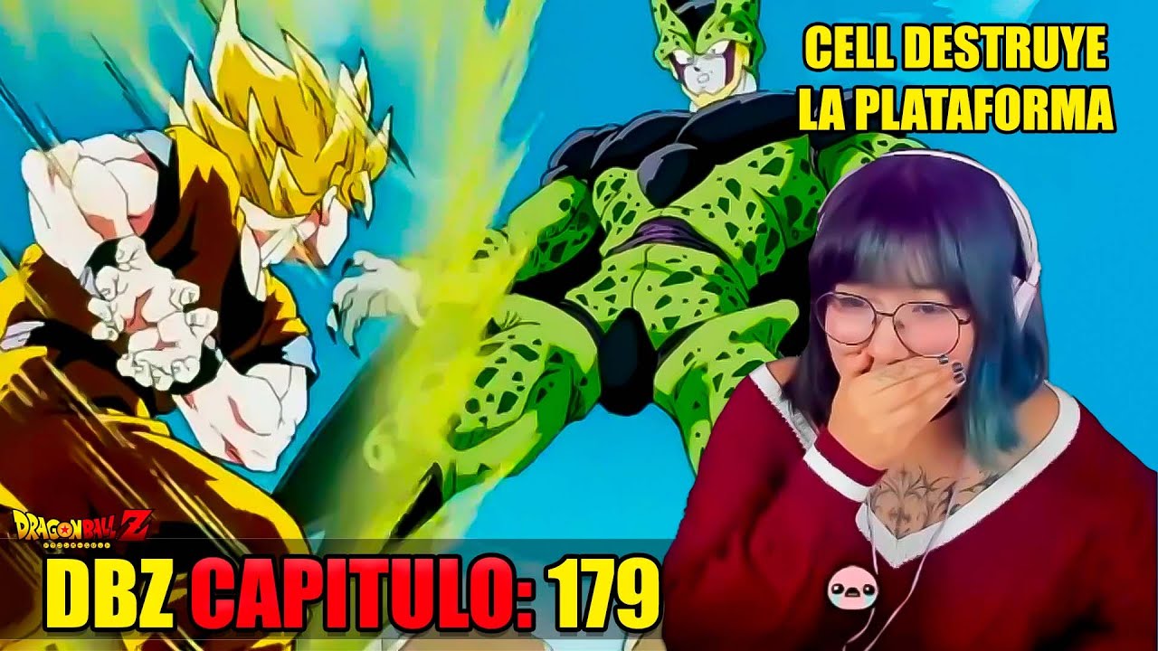 CELL DESTRUYE LA PLATAFORMA😯SAGA DE CELL 179 | REACCION A DBZ POR ...