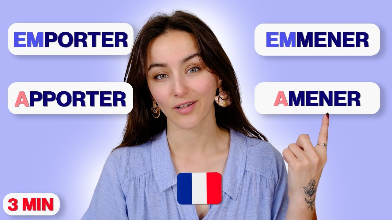 Emporter ou Apporter ? Emmener ou Amener ? Explication facile - YouTube