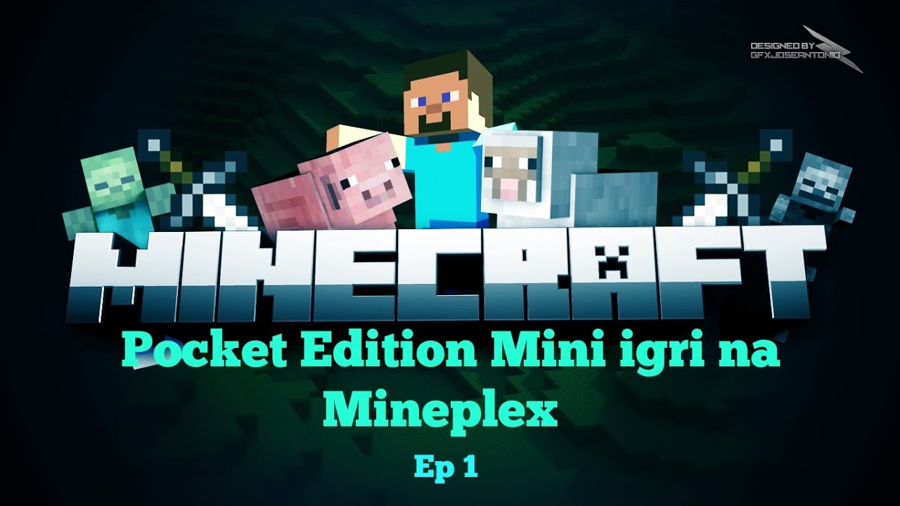 Minecraft Pocket Edition Mini Igri na Mineplex Ep1-KlimentMCPE - YouTube