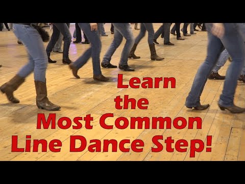 Learn the Most Common Line Dance Step - YouTube