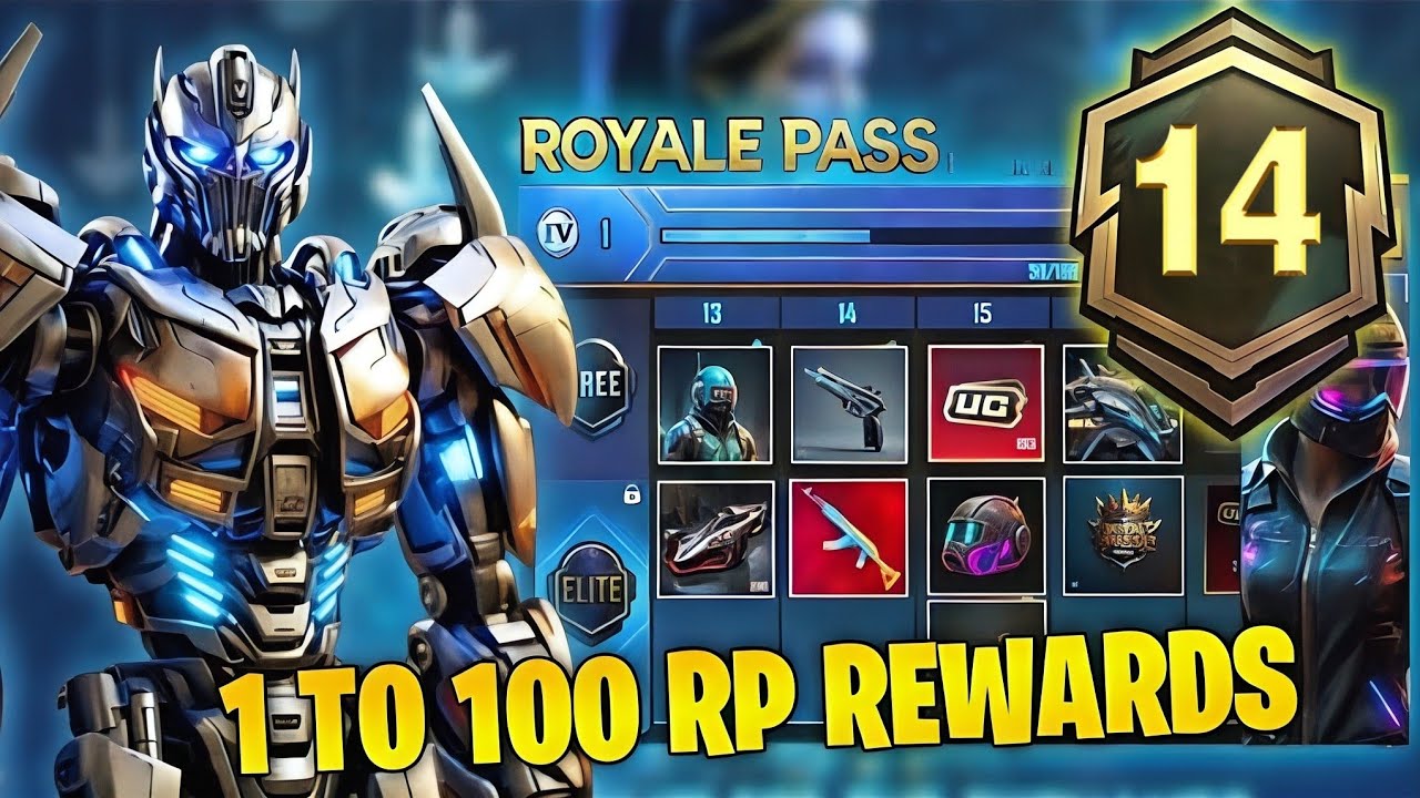 😳A14 ROYAL PASS//1 TO 100 RP REWARDS/ ACE 14 ROYAL PASS LEAKS ( A14 ...