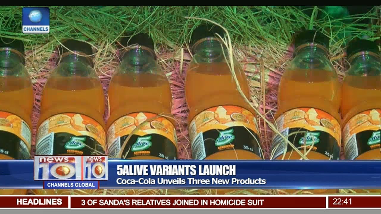 Coca Cola Unveils 3 New 5-Alive Variants - YouTube