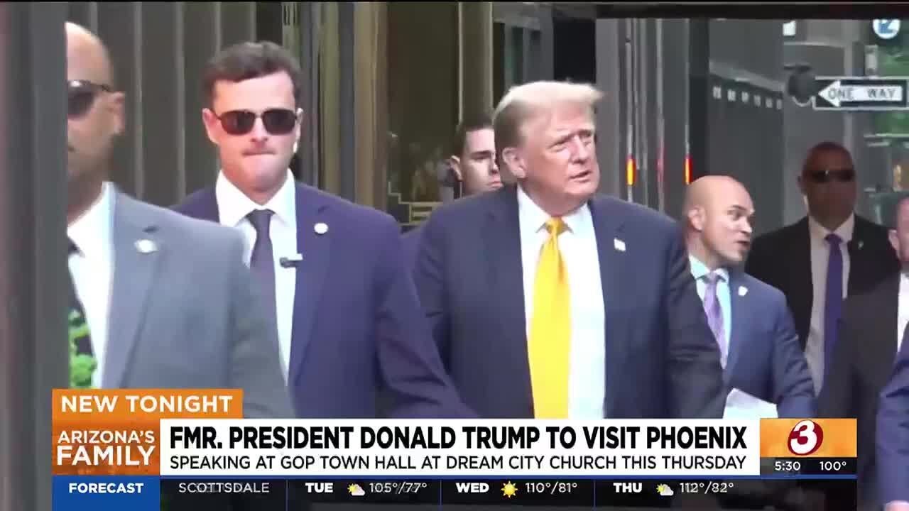 Trump coming to visit Phoenix; vote expected on Arizona border bill ...