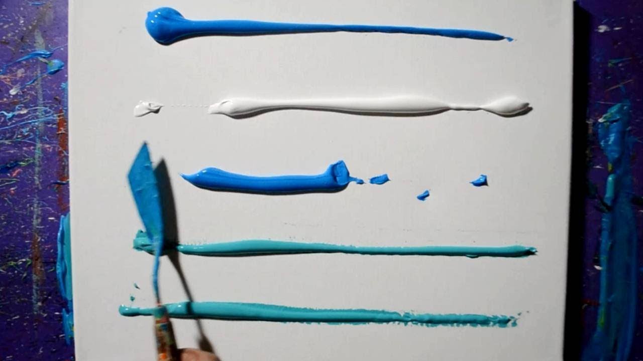 Blue Sea / Easy For Beginners / Acrylic Paints / Daily Abstract ...