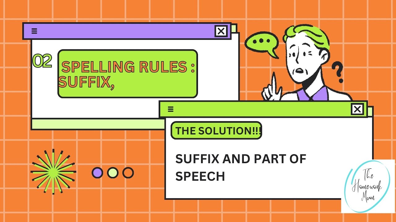 Spelling rules Suffix and its importance in Part of Speech#spellingrule ...
