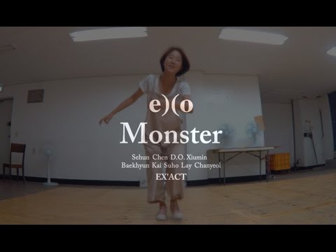Monster by Exo Easy Mirrored Dance Tutorial 16 _ with Learning Korean~!