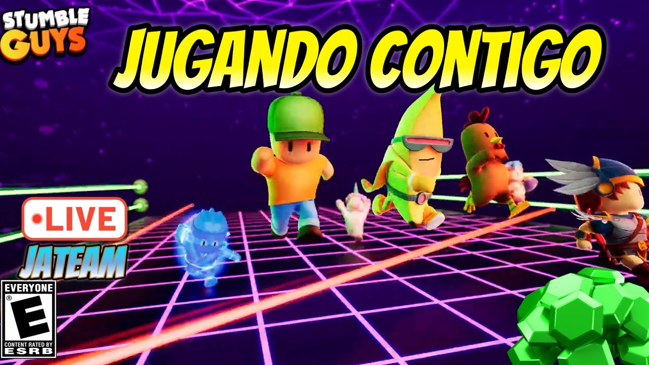 STUMBLE GUYS LIVE STREAM RECORD COMPETITIVO 🎁🏆🎮 #stumbleguys #live # ...