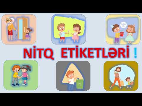 NİTQ ETİKETLƏRİ (Üzr istəyirəm,Salam və.s)@usaqdunyasi