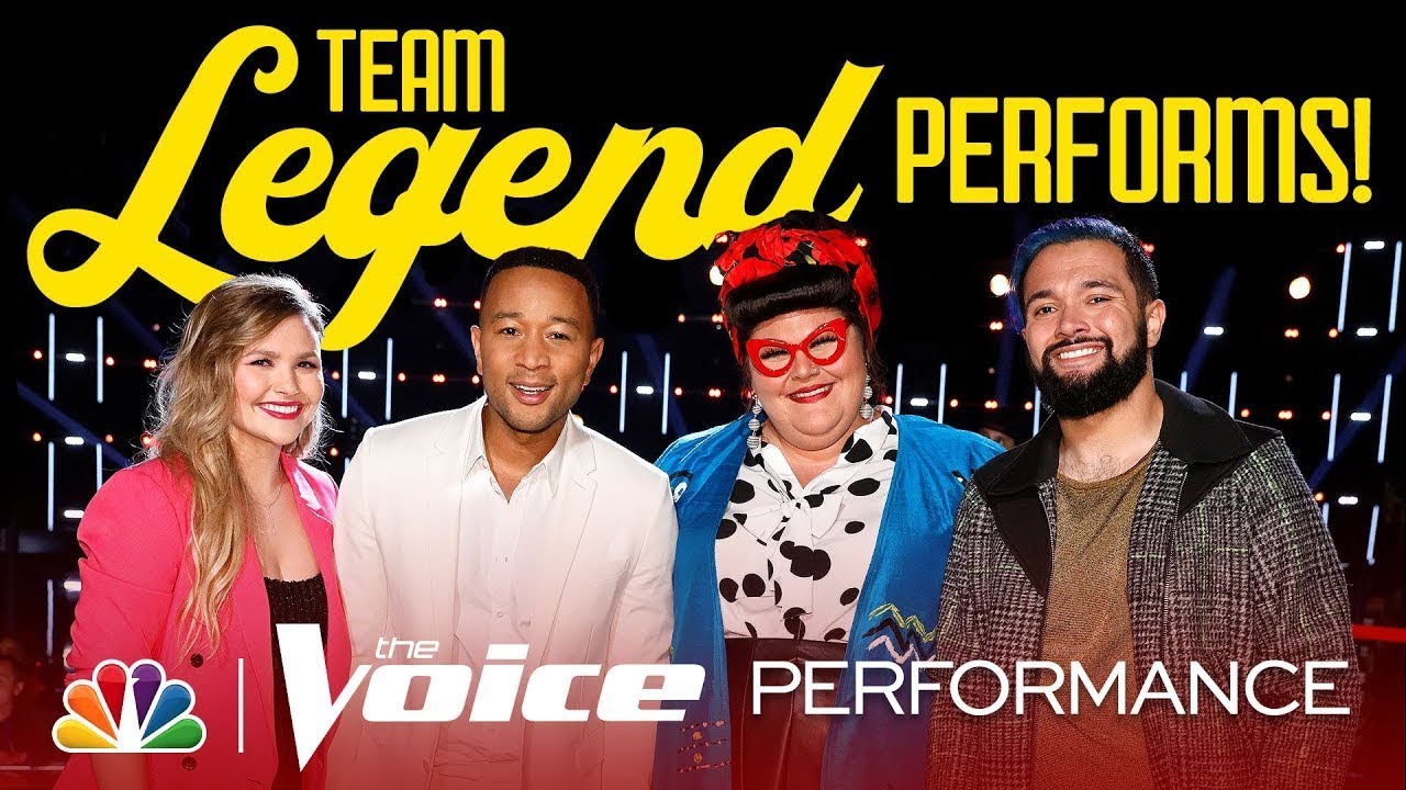 John Legend and Team Legend Ask, "How Deep Is Your Love"? - The Voice ...
