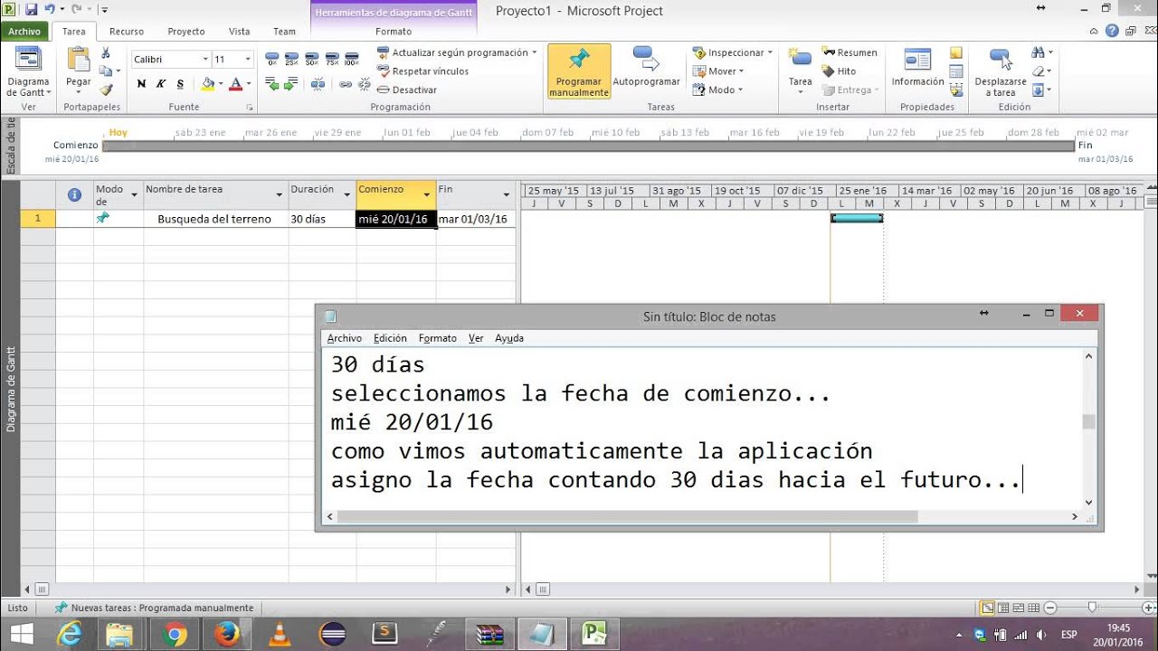 MS Project - Ejemplo práctico - YouTube
