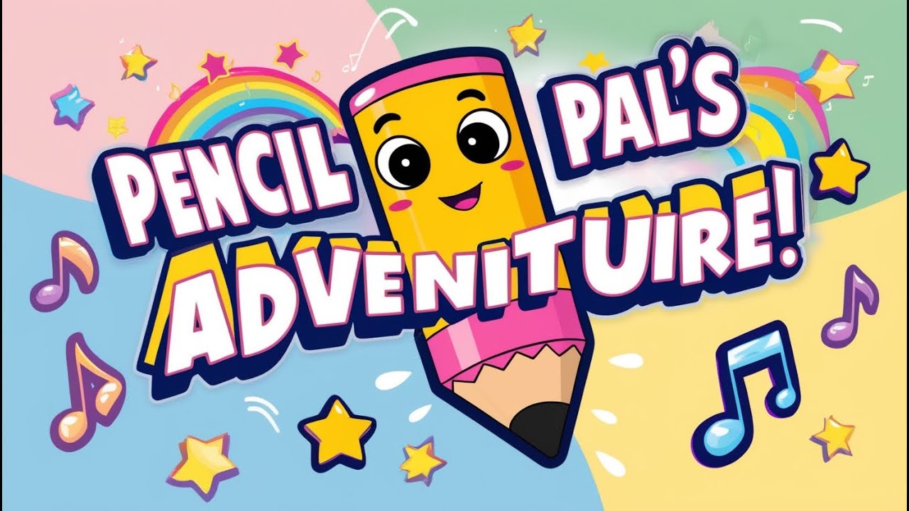 🎨 ️ Adventures with Pencil Pal! Fun Learning and Play for Kids 🌈 | Kids ...