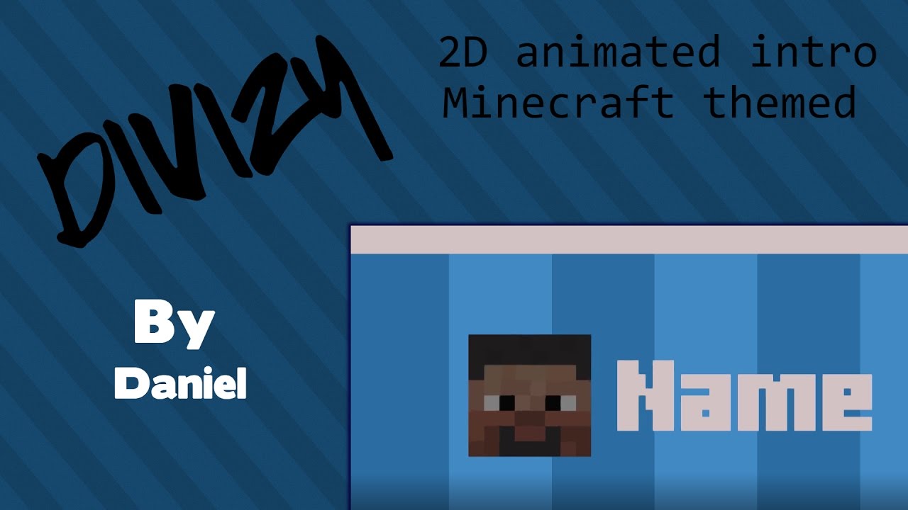[Panzoid Intro Template #5] Amazing 2D minecraft template | By Daniel ...