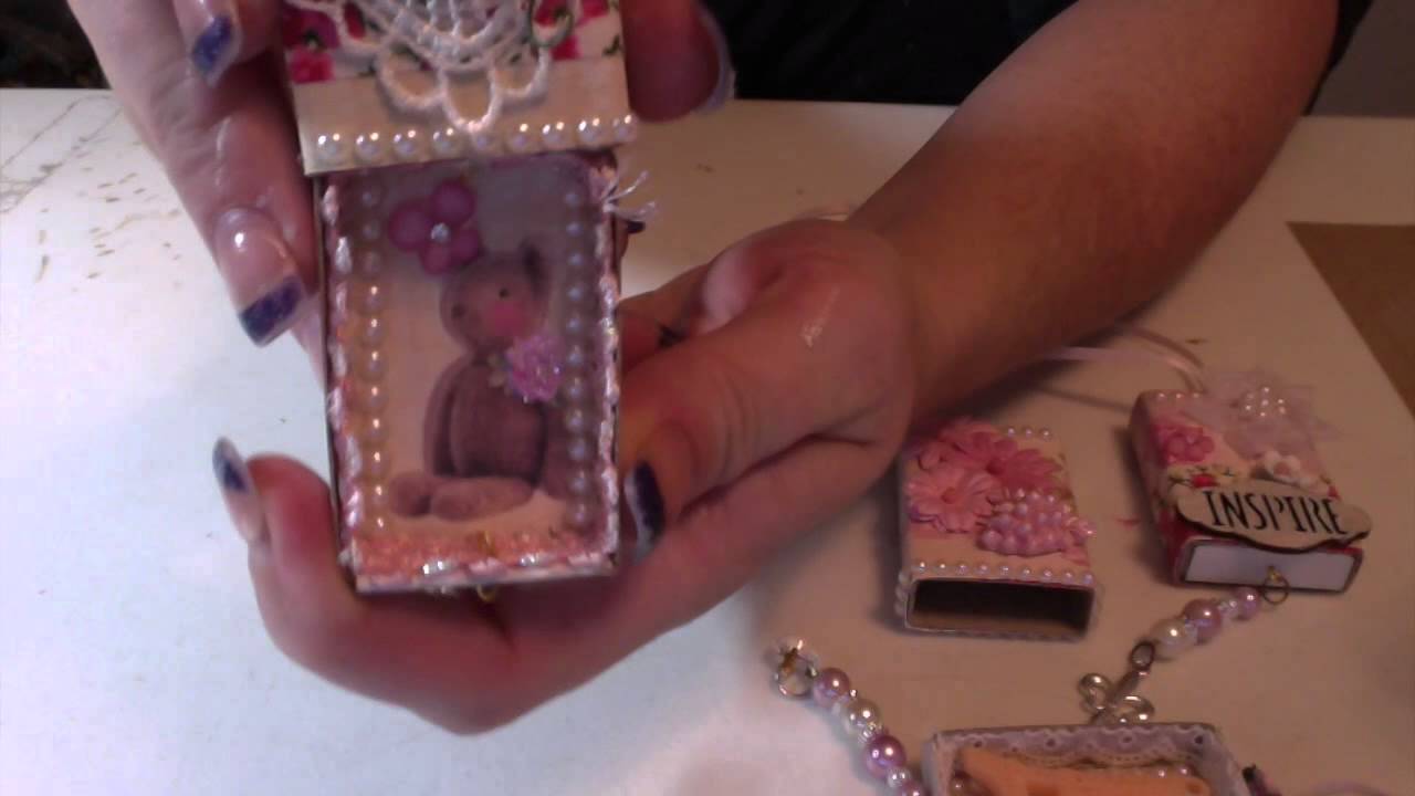 Altered Matchboxes and Tin - YouTube