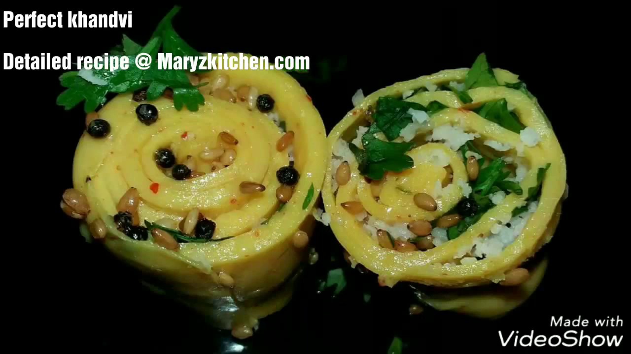 Perfect Khandvi recipe / How to make khandvi /Homemade khandvi recipe ...