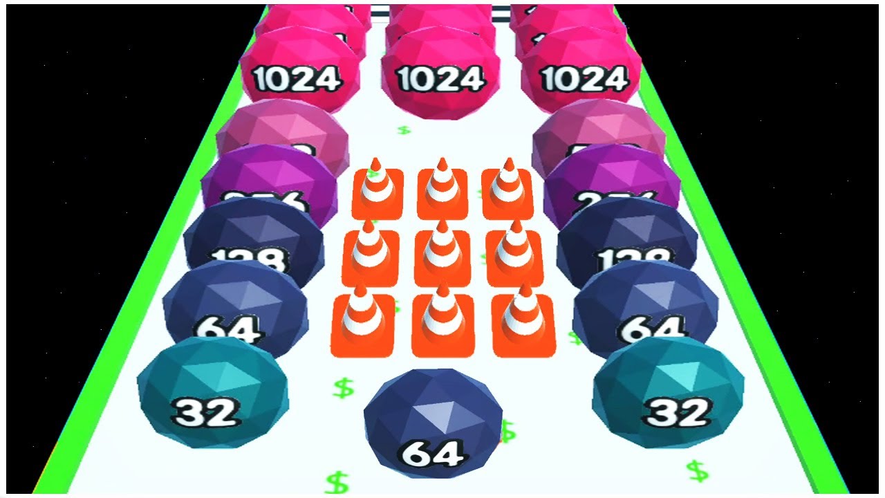 2048 Runner Balls - Gameplay Walkthrough - Levels 133-145 - YouTube
