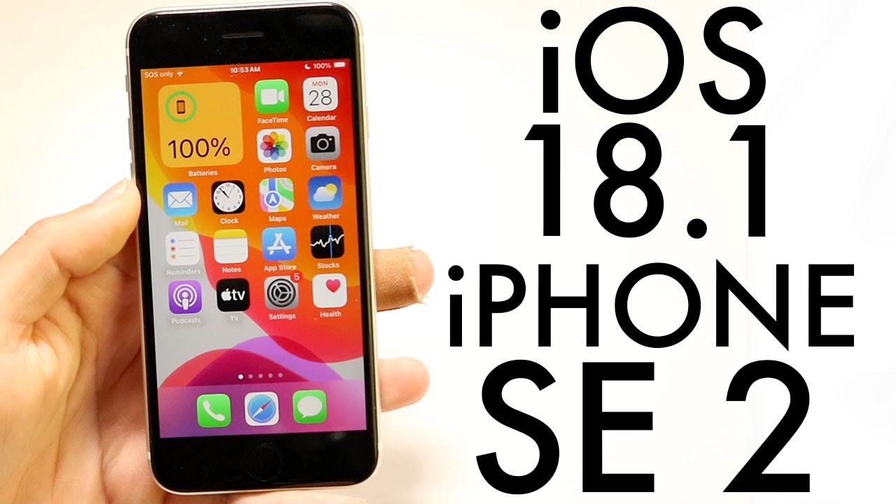 iOS 18.1 On iPhone SE (2020)! (Review) - YouTube
