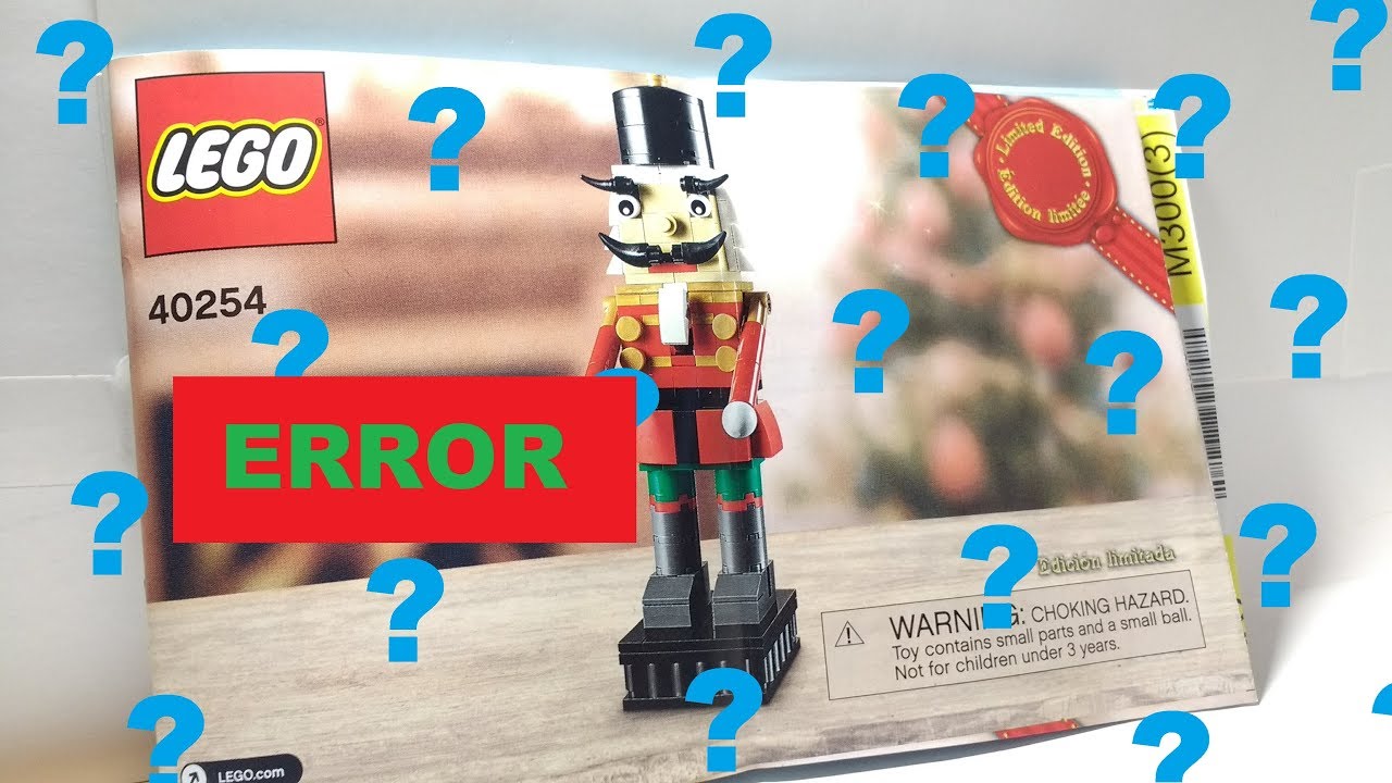 LEGO Instructions Factory Error - YouTube