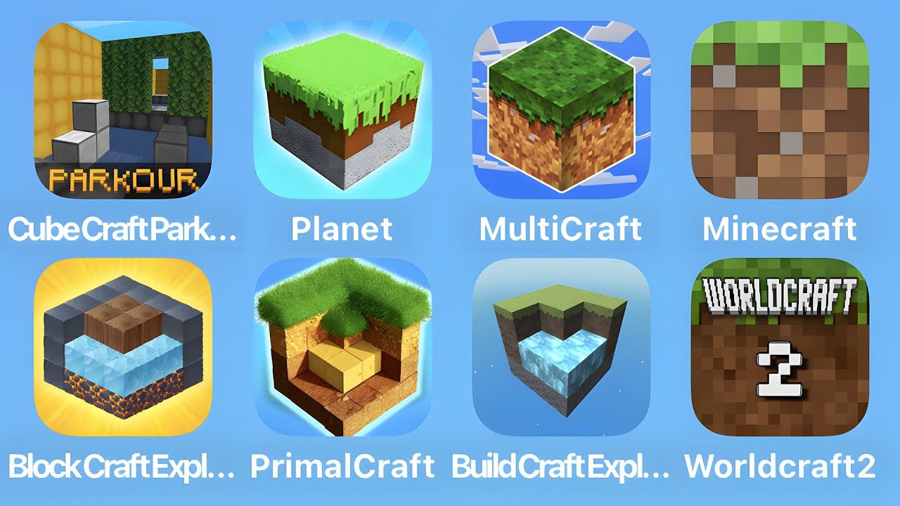 Cube Craft Parkour, Planet, MultiCraft, Minecraft, Block Craft ...