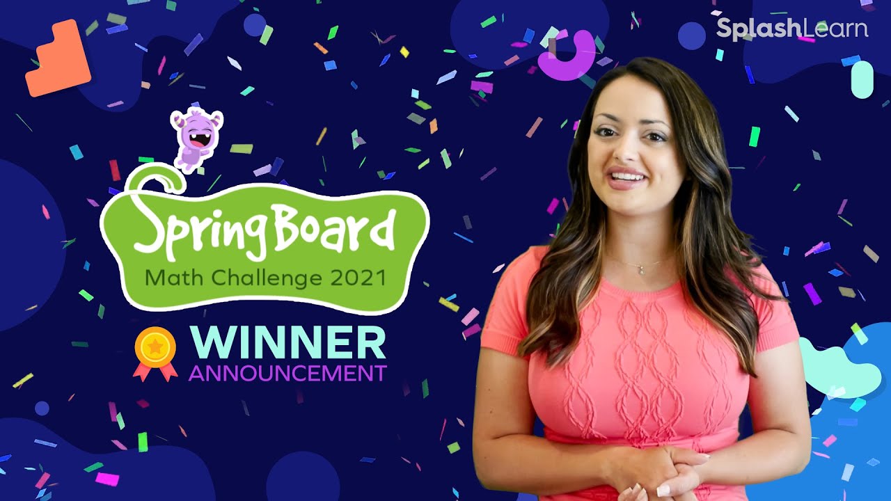 And the WINNERS Are... 🥁 | SpringBoard Math Challenge 2021 - YouTube