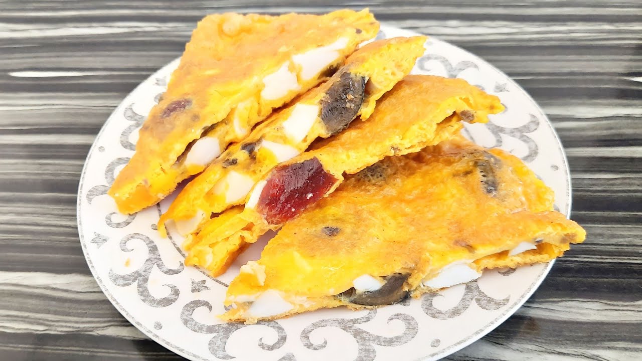 TIGA MACAM TELOR (telur ayam hitam asin ) DADAR TELOR ALA H0NGK0NG ...