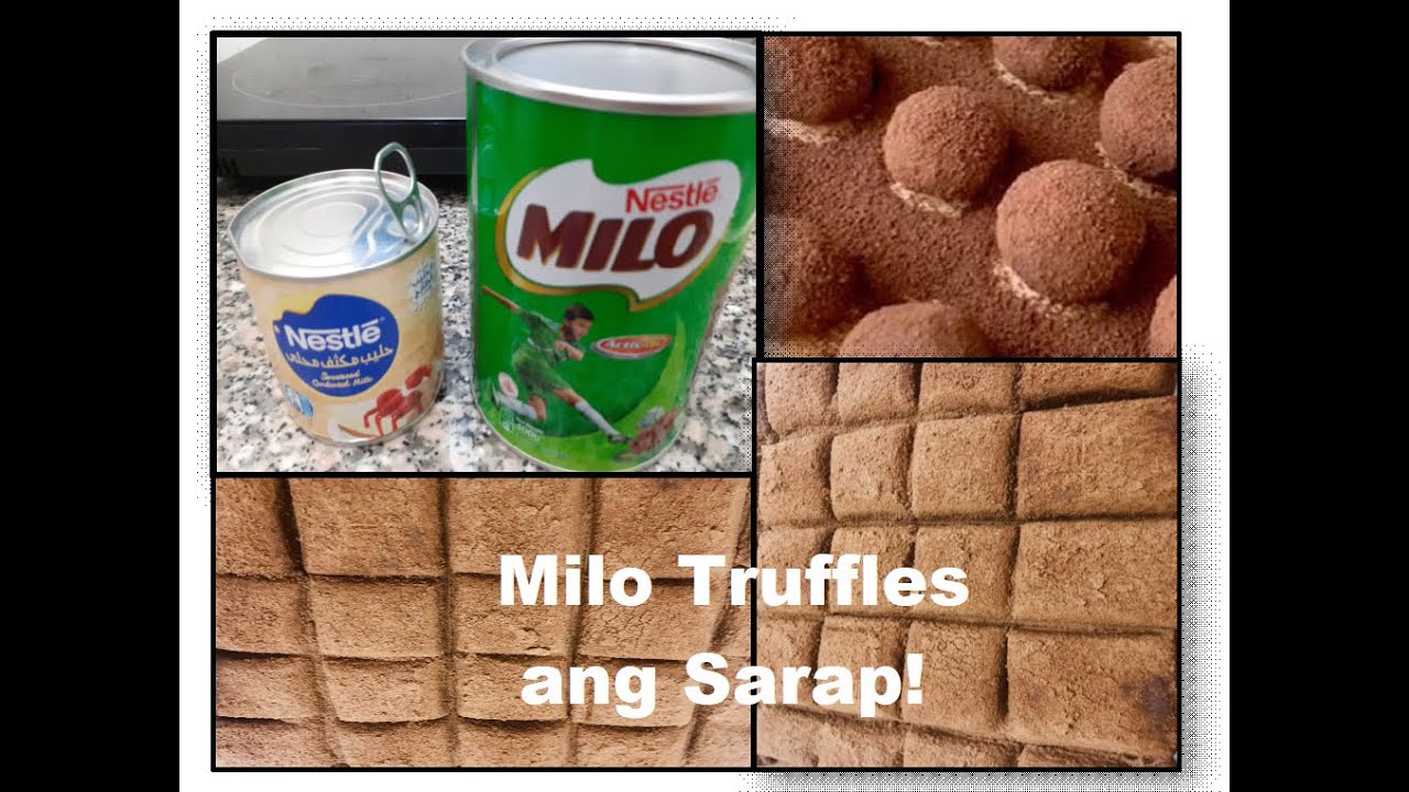 Condensed Milk and Milo Truffles - YouTube