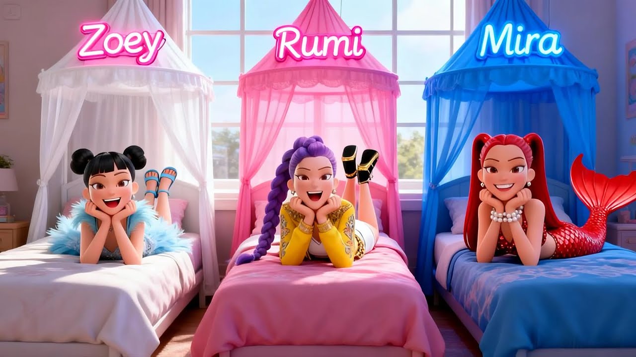 Ultimate Room Makeover Challenge! Rumi vs Mermaid Mira vs Zoey | K-Pop ...