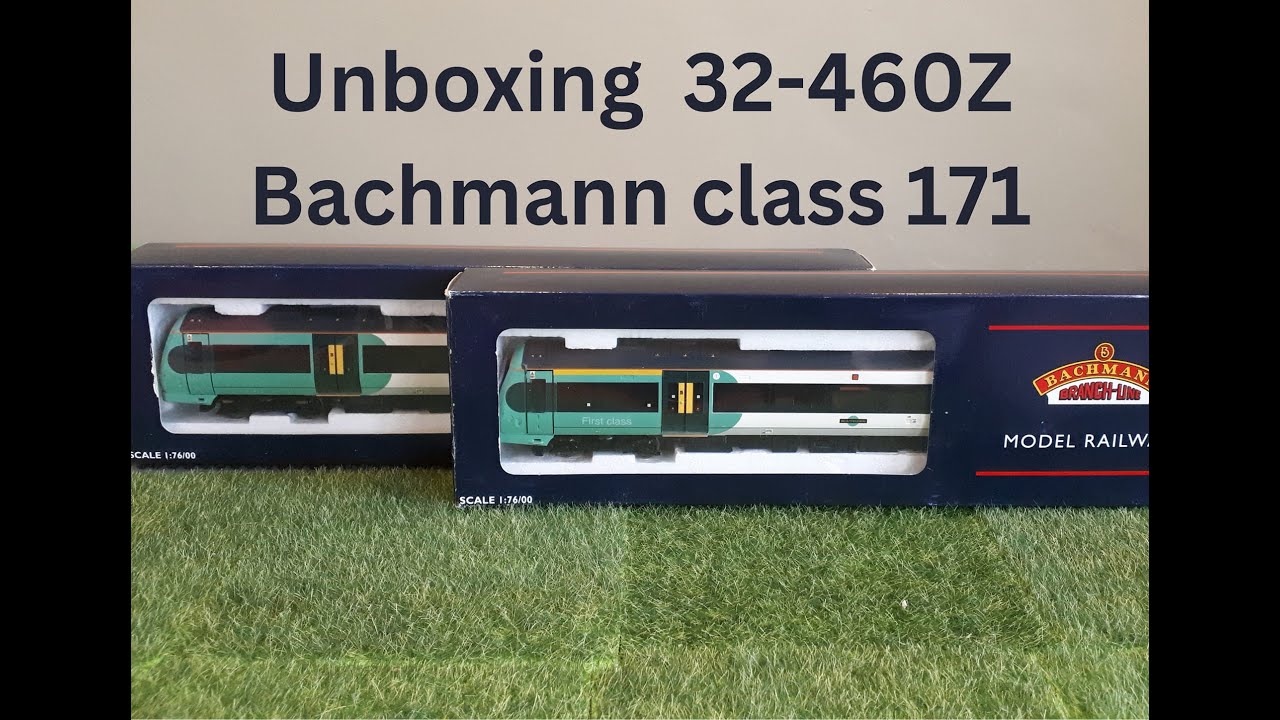 Unboxing Bachmann 32-460Z Class 171 Southern livery for Mangley Town OO ...
