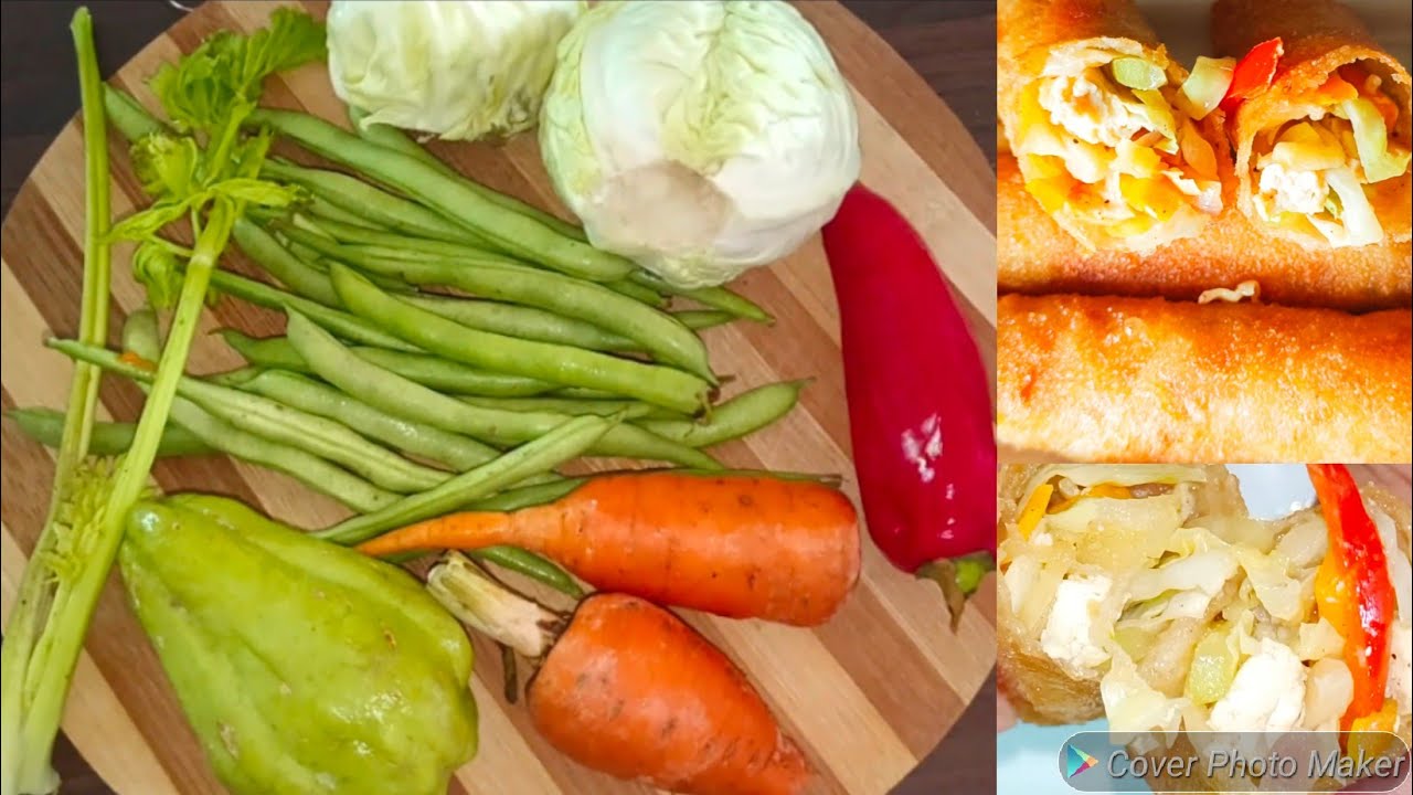 LUMPIANG GULAY|VEGETABLE SPRING ROLL - YouTube