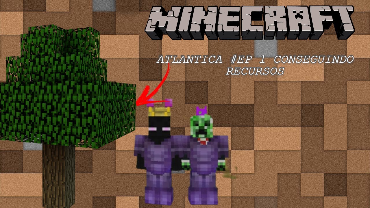 Minecraft (ATLANTICA)#Ep 01 Conseguindo recursos - YouTube