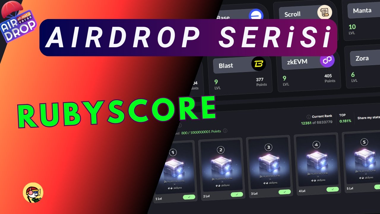 RubyScore Layer 2 Cüzdan Analiz Platformu Airdrop - YouTube