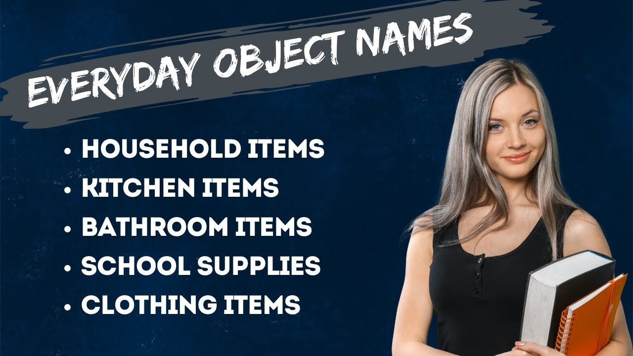 English Vocabulary for Beginners: Everyday Object Names with picture # ...