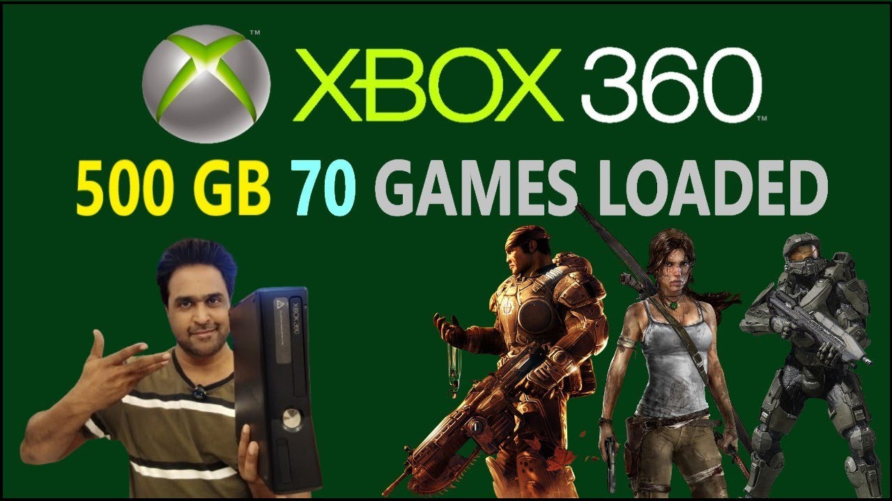 NEW XBOX 360 || CUSTOMER ORDER || 500 GB + 70 GAMES LOADED || E3 GAMING ...