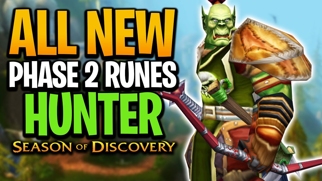 ALL NEW Hunter Runes For Phase 2 | Season of Discovery - YouTube
