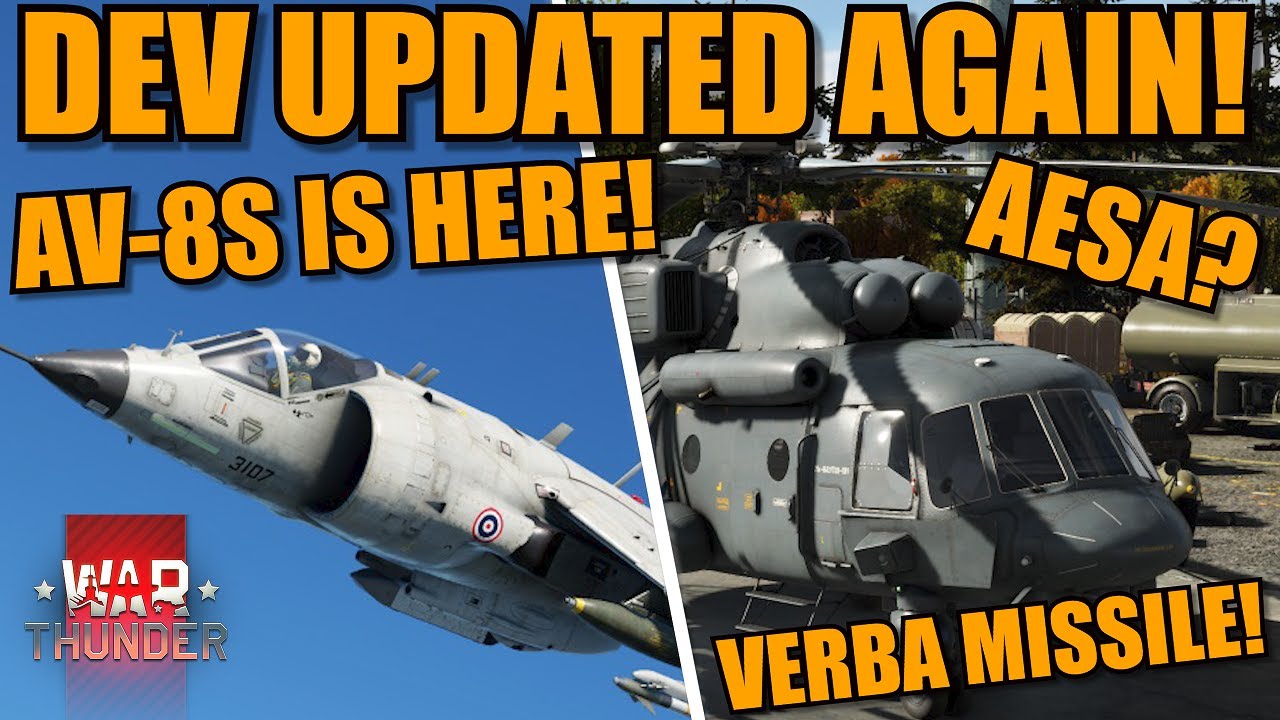 DEV UPDATED 2! AV-8S ADDED! Mi-8 AESA & VERBA! F15E COCKPIT UPDATED! NO MORE GROM-1! - War ...
