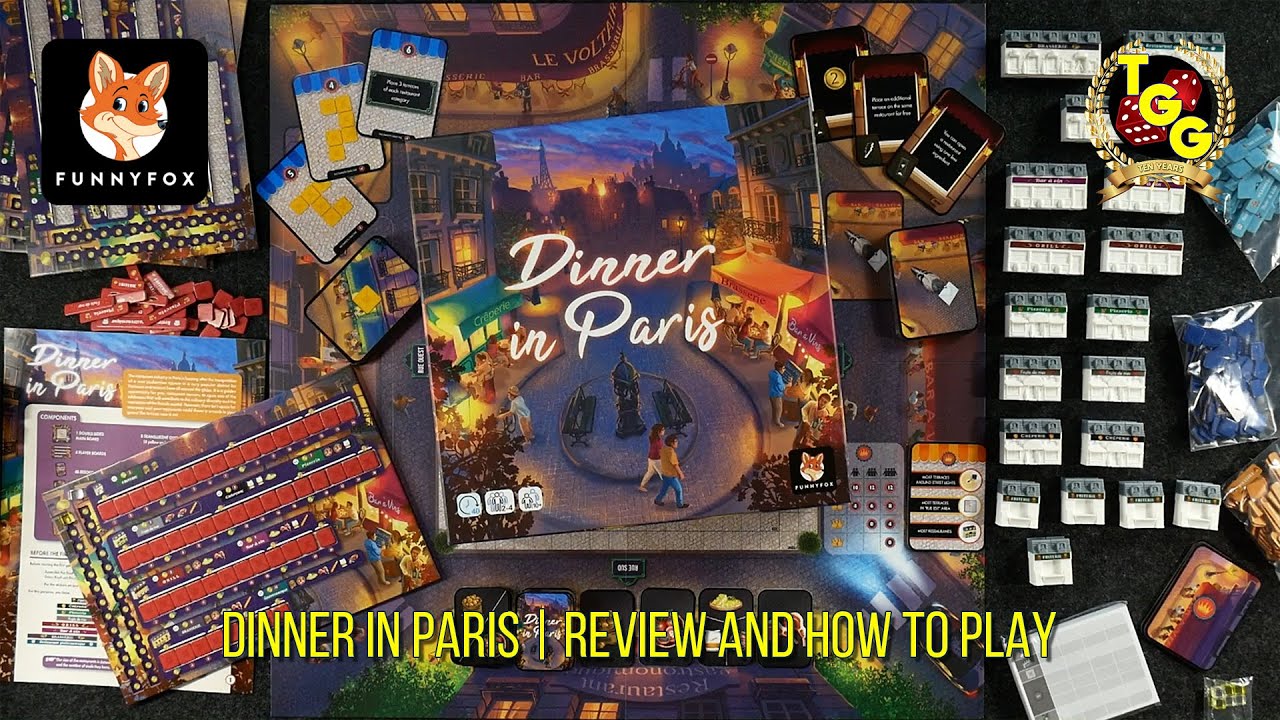Dinner in Paris | Review and How to Play - YouTube