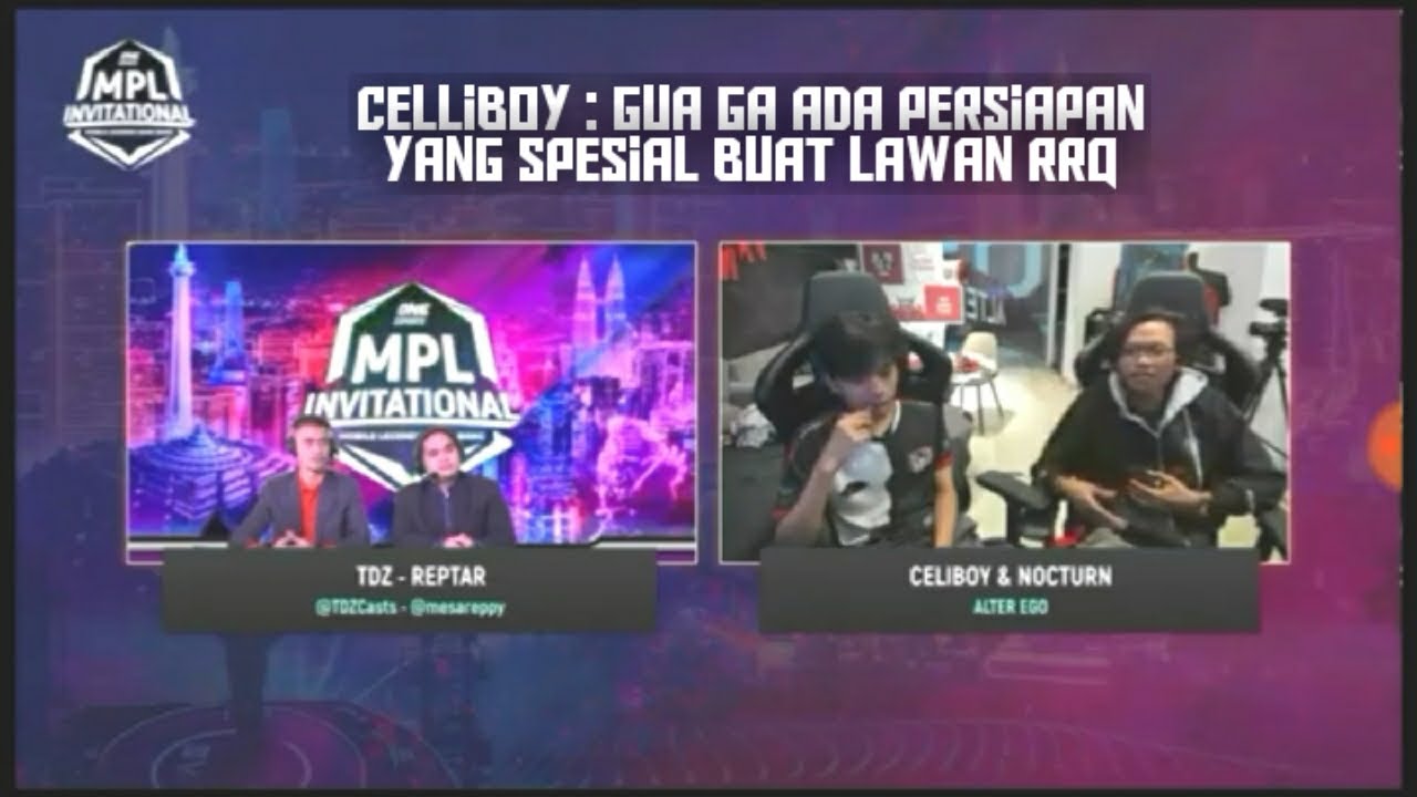 [MPLI] wawancara celliboy setelah mengalahkan rrq hoshi - YouTube