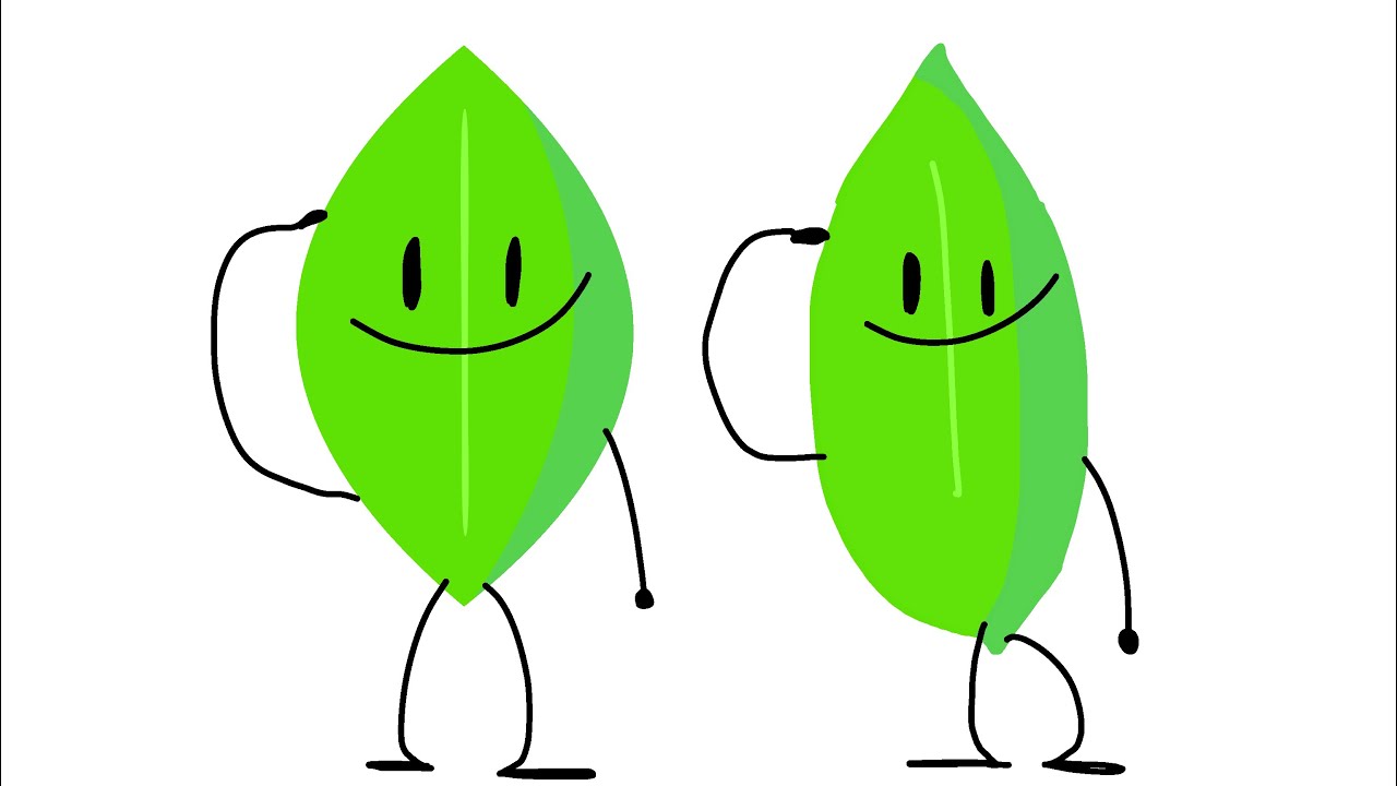 Redrawing Leafy from BFDI - YouTube