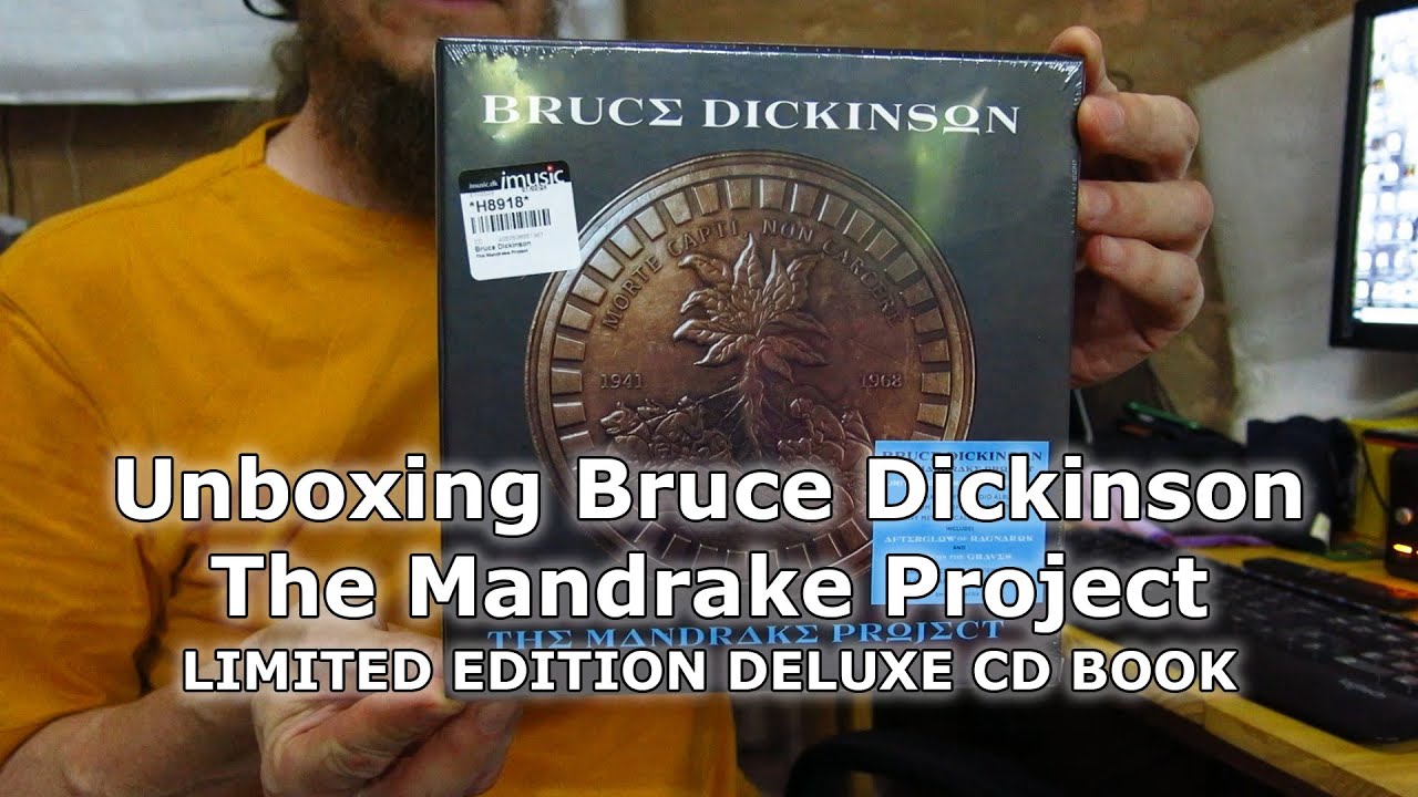 Unboxing CD Bruce Dickinson The Mandrake Project Limited Edition Deluxe ...