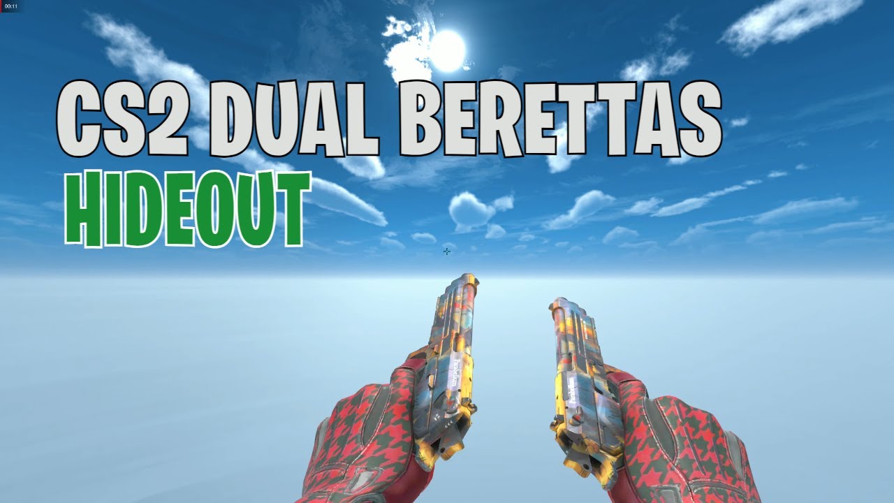 Dual Berettas Hideout (Minimal Wear) | CS2 Skin Showcase #636 - YouTube