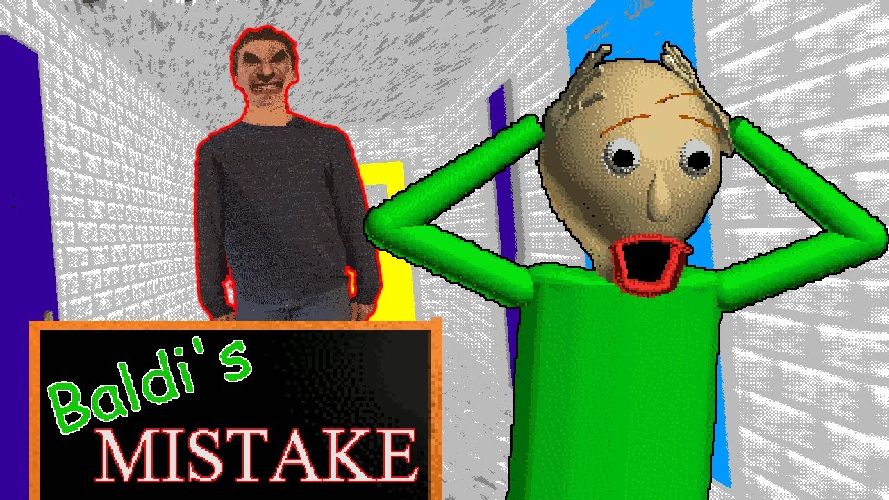 WHAT HAS BALDI DONE?! | Baldi's Mistake! (Baldi's Basics) - YouTube